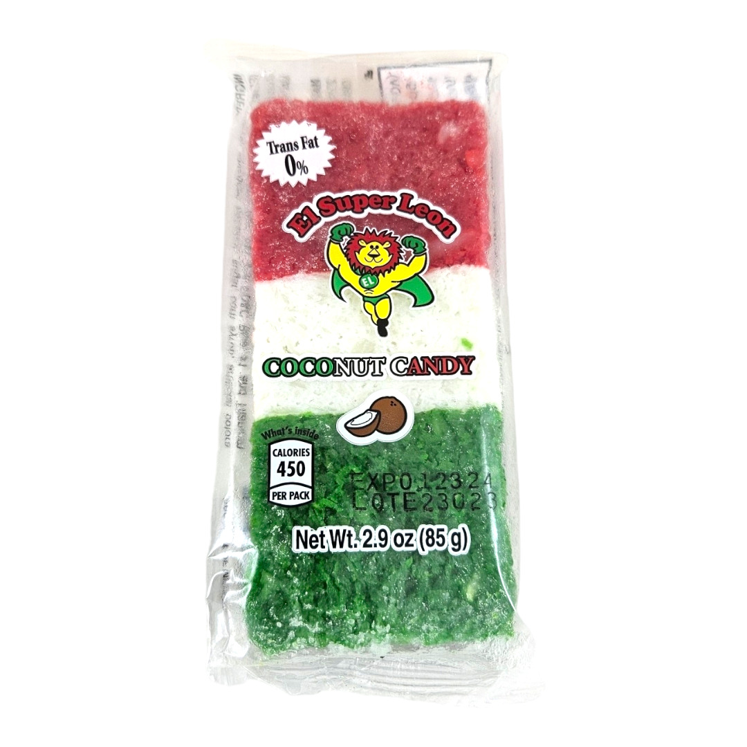 El Super Leon Flag Coconut Candy 85g - Fresh is Best on Broadway