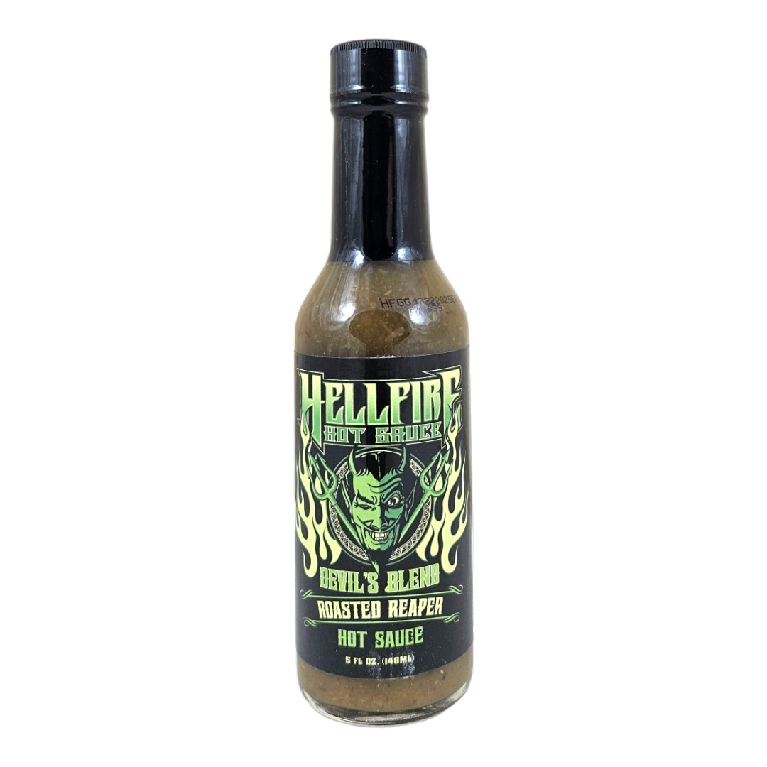 Hellfire Devil's Blend Roasted reaper Hot Sauce 5oz - Fresh is Best on ...