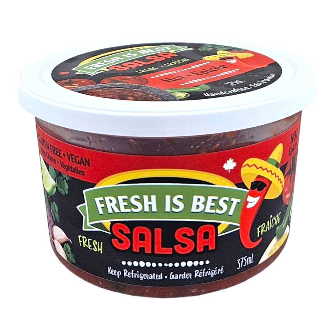 Fresh is Best Hot Salsa 375ml - Fresh is Best on Broadway