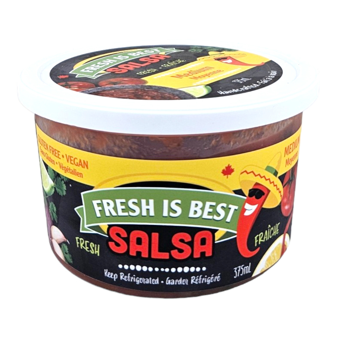 Fresh is Best Medium Salsa 375ml - Fresh is Best on Broadway