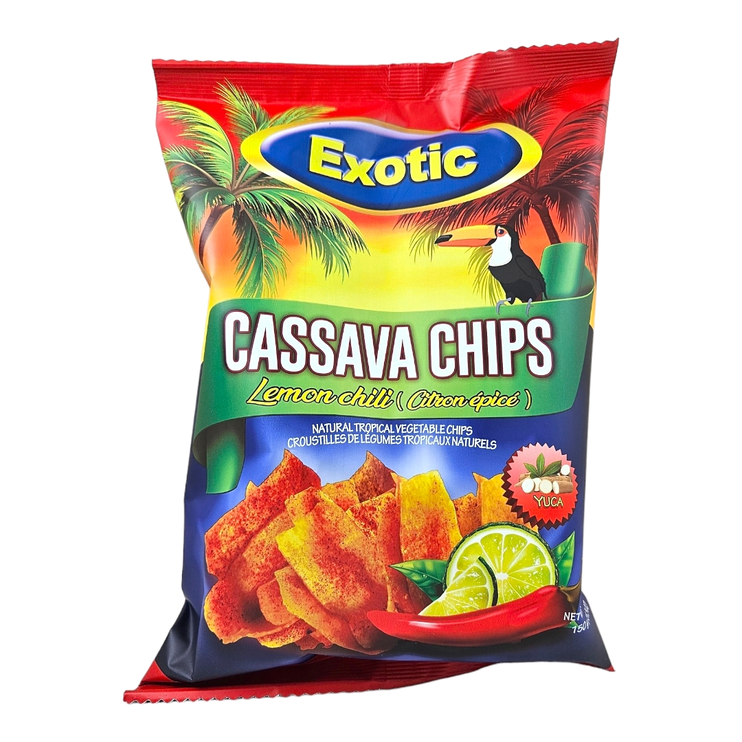 Exotic Cassava Chips Lemon Chile 150g - Fresh is Best on Broadway